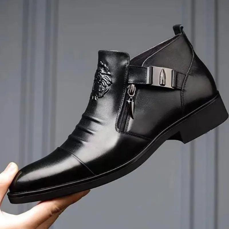 Botas Brave Lion™ Elegância Suprema/ O Poder e o Estilo dos Reis em Se